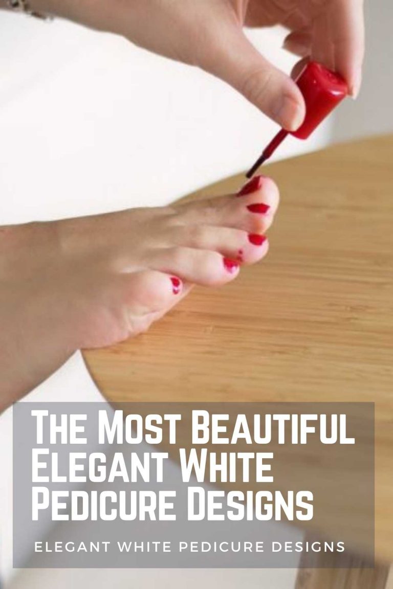 The Most Beautiful Elegant White Pedicure Designs - BOS BBQ